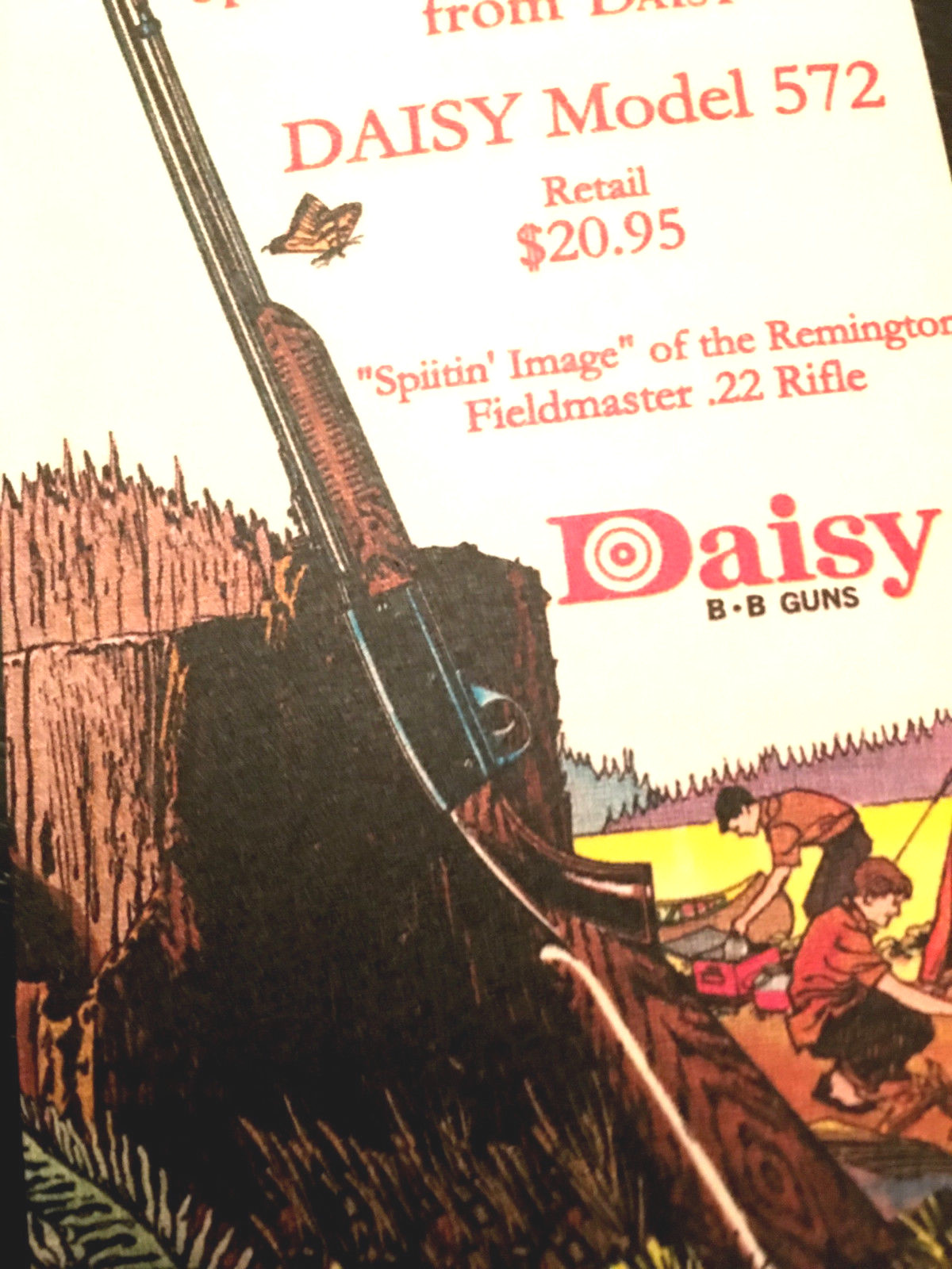 Daisy Model 572 Spittin Image Hang Tag for Air Rifle BB Gun | eBay