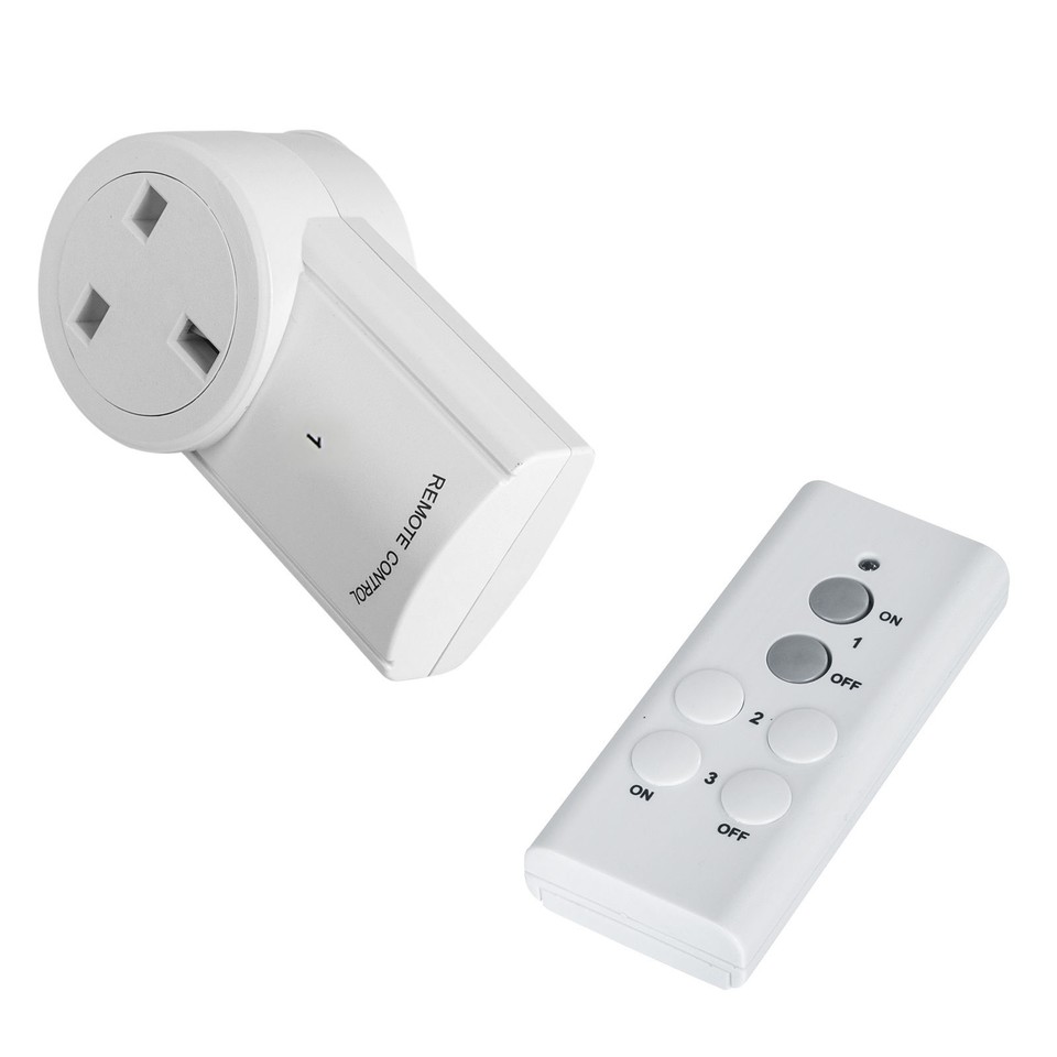 1-5 Remote Control Sockets Wireless Switch Home Mains Power Outlet Pack ...