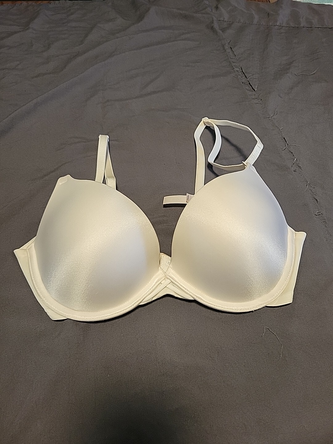 Ambrielle, Women's White Bra, Size=36B - Gem