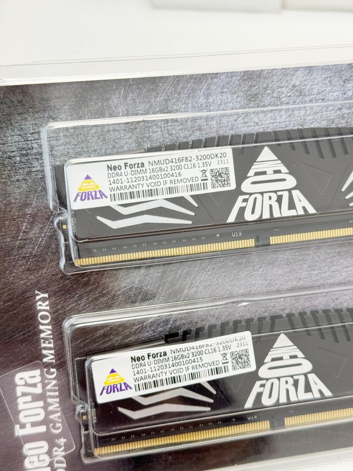 NEW - Neo Forza 32GB (2 x 16GB) DDR4-3600 Memory Kit | eBay