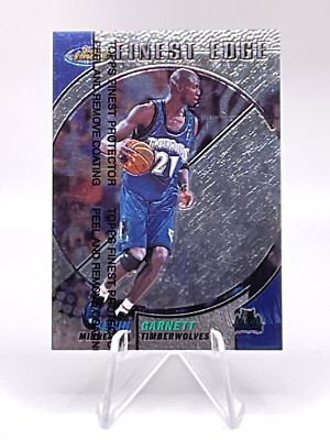 Kevin Garnett 1999-00 Topps Finest Finest Edge #245 Timberwolves Sharp ...