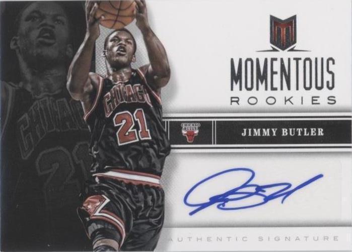 2012-13 Panini Momentum - Momentous Rookies Autographs Jimmy Butler #14 ...