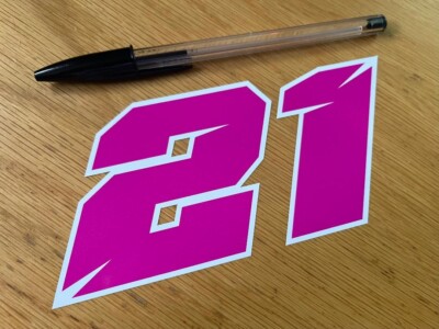 Alonso López Number 21 Race Number - (Medium) - UK SELLER | eBay UK