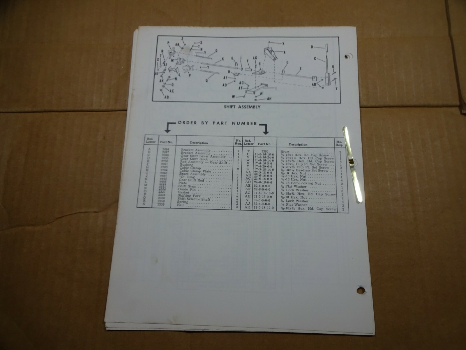 1962 Gilson Pacer lawn tractor riding mower Parts Catalog List Manual ...