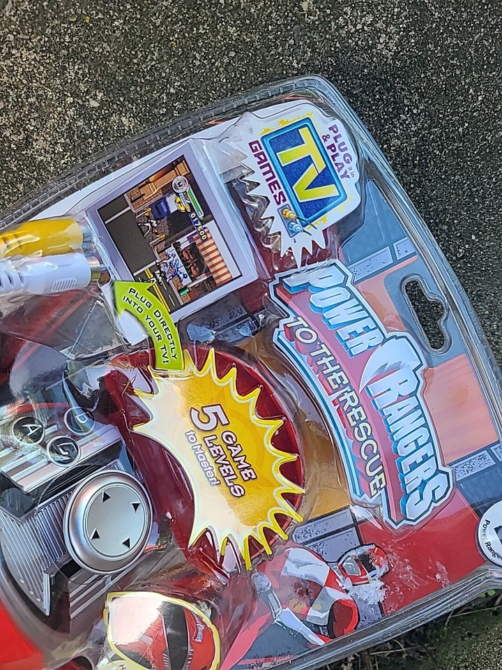 NEW RARE Jakks Pacific TV Games- Power Rangers Plug N Play 2nd Edition ...