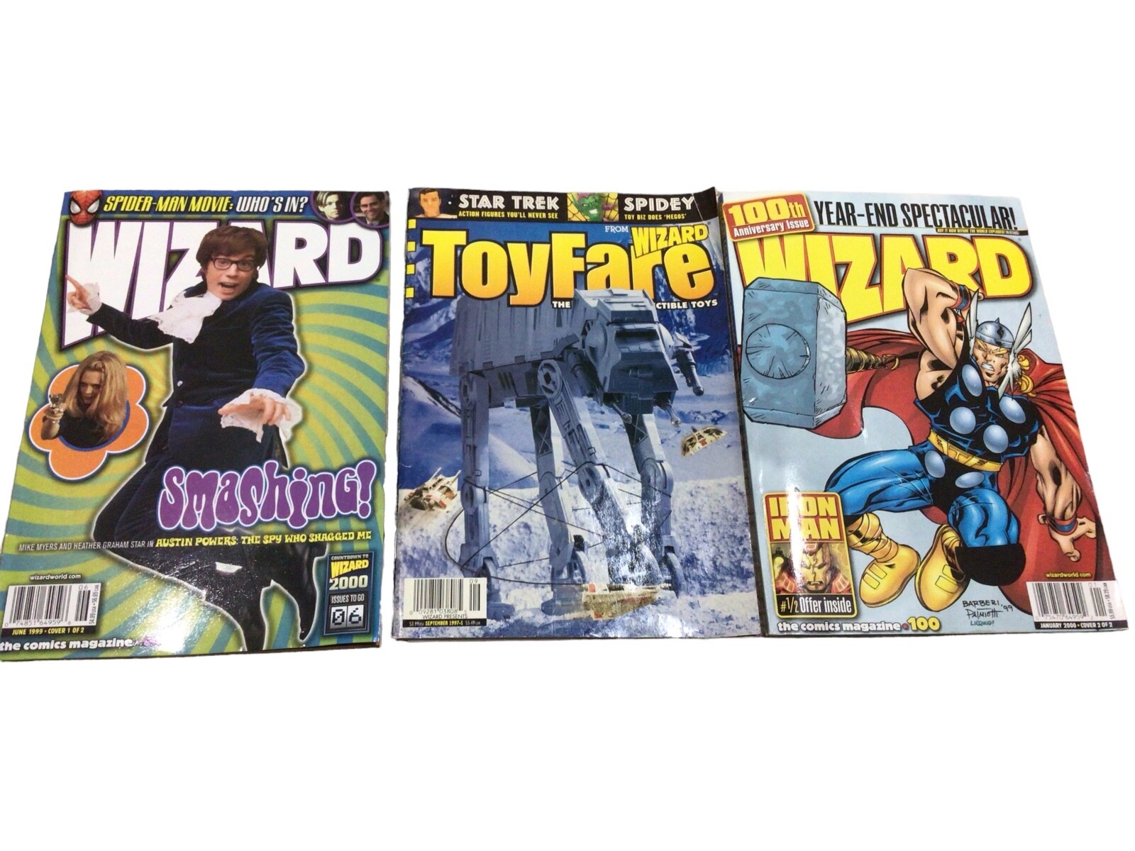 Toyfare Wizard Lot of 3 Magazines | eBay