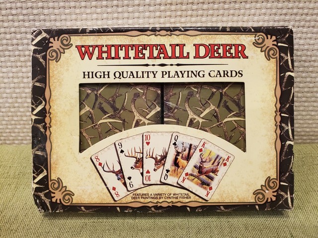River's Edge Whitetail Deer Playing Cards Double Deck Set 2 Decks for ...