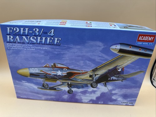 Academy F2H BANSHEE Hobby Model Kit 1626 Airplane Military 1/72 Scale ...