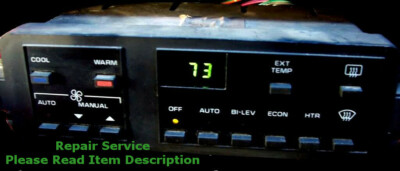 1986-1989 C4 Corvette Digital Climate Control LCD HVAC A/C Repair ...