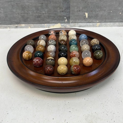 Authentic Models Stone Solitaire Game | eBay