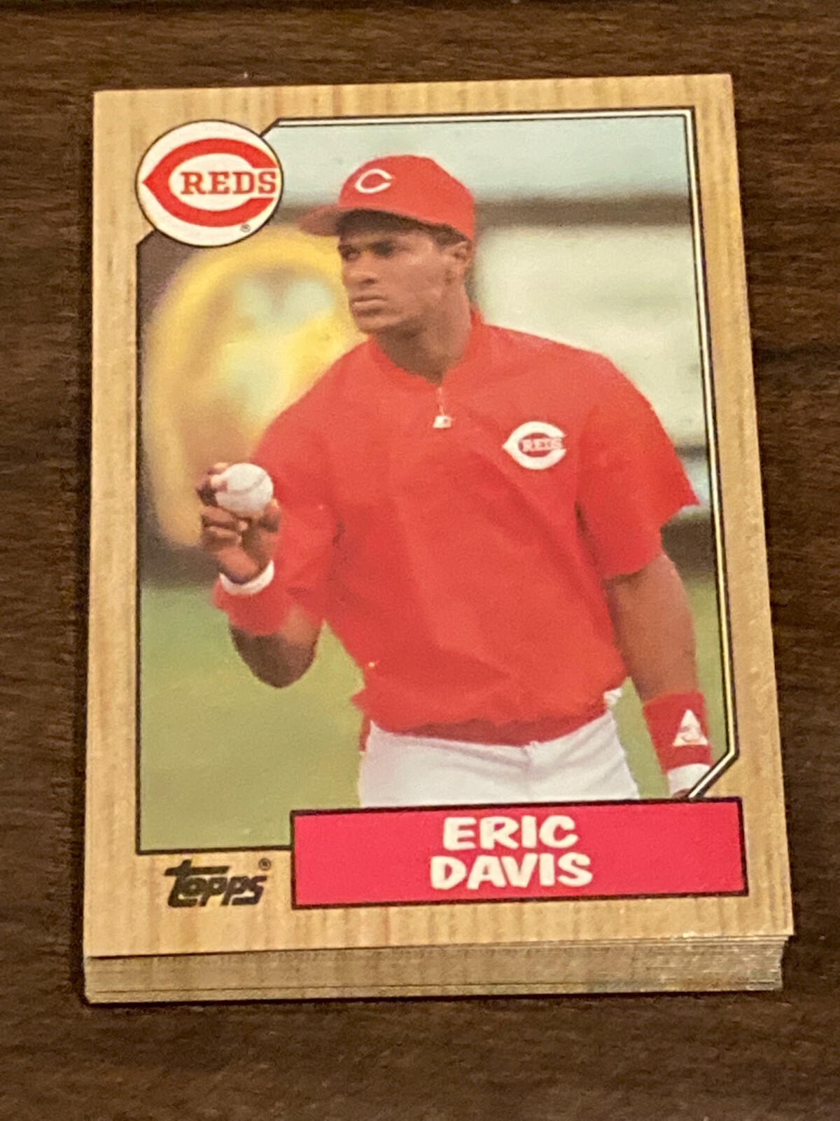 (LOT OF 24) 1987 TOPPS ERIC DAVIS CINCINNATI REDS CARDS #412 | eBay