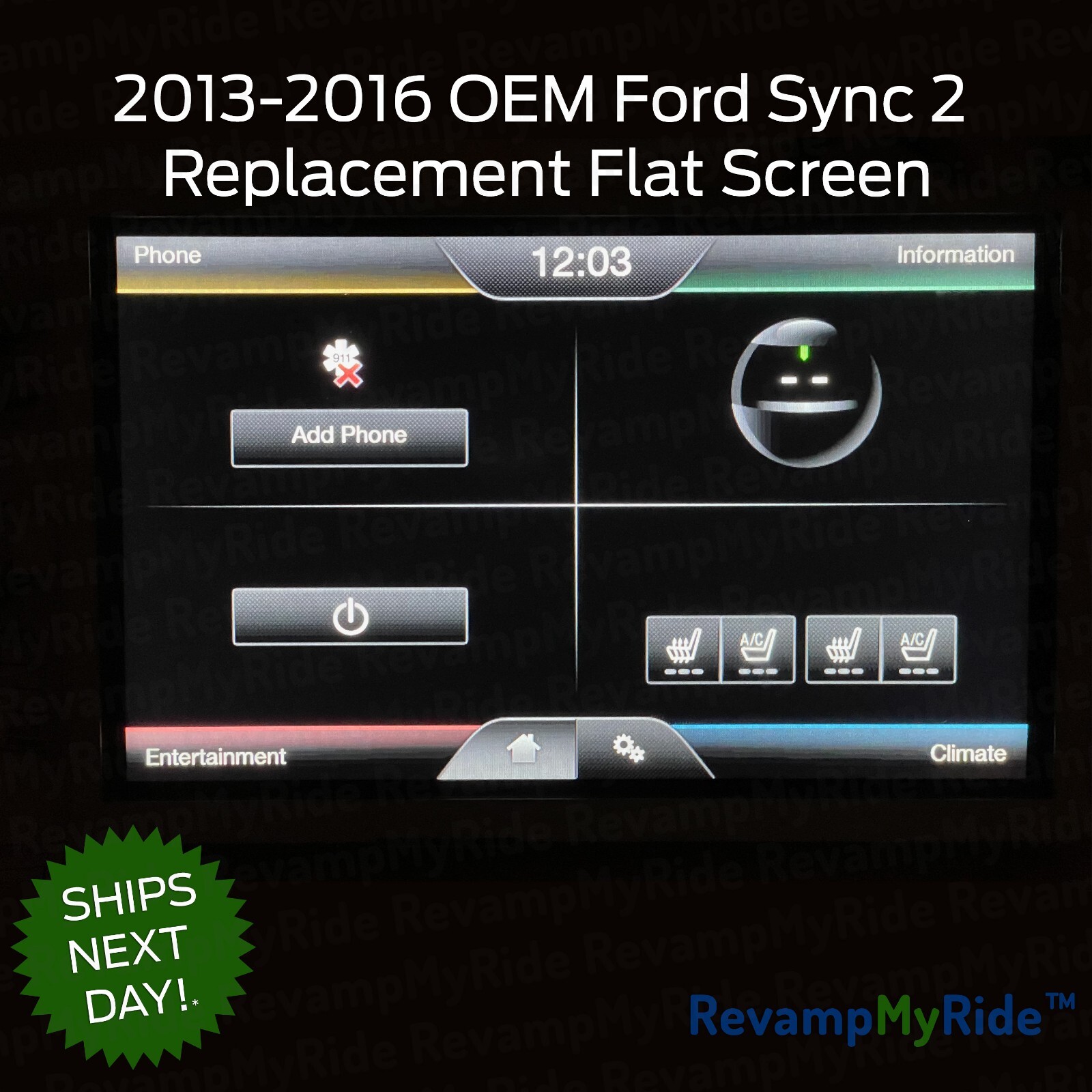 FORD LINCOLN GENUINE OEM SYNC 2 FLAT TOUCH SCREEN MyFordTouch | eBay