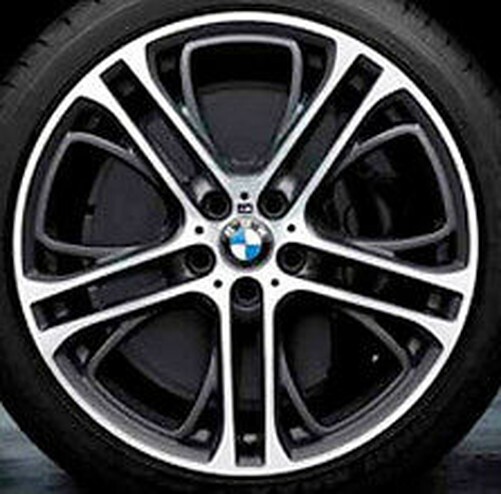 BMW E70 F15 X5 E71 X6 M Double Spoke Style 310 21" Gloss Turned ...