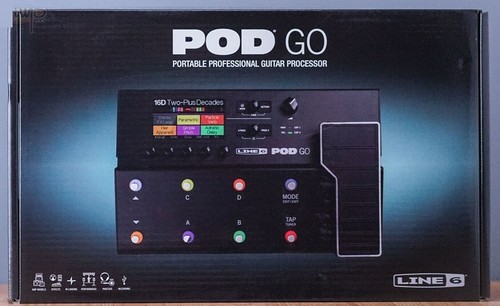 New Line 6 POD Go Guitar/Bass Multi-effects Floor Processor FX Pedal ...