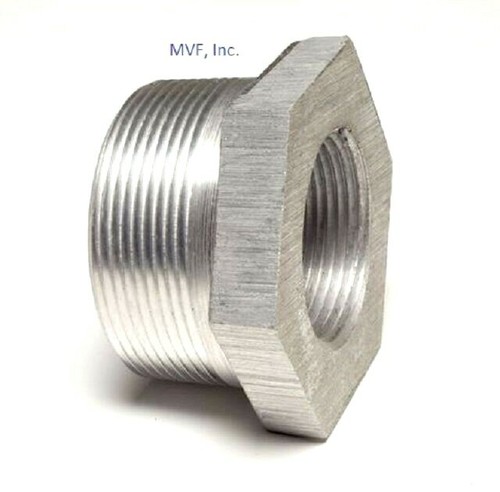 3" X 2.5" 150 NPT Bushing Aluminum 356-F Sch 40 Pipe Fitting Octagonal ...