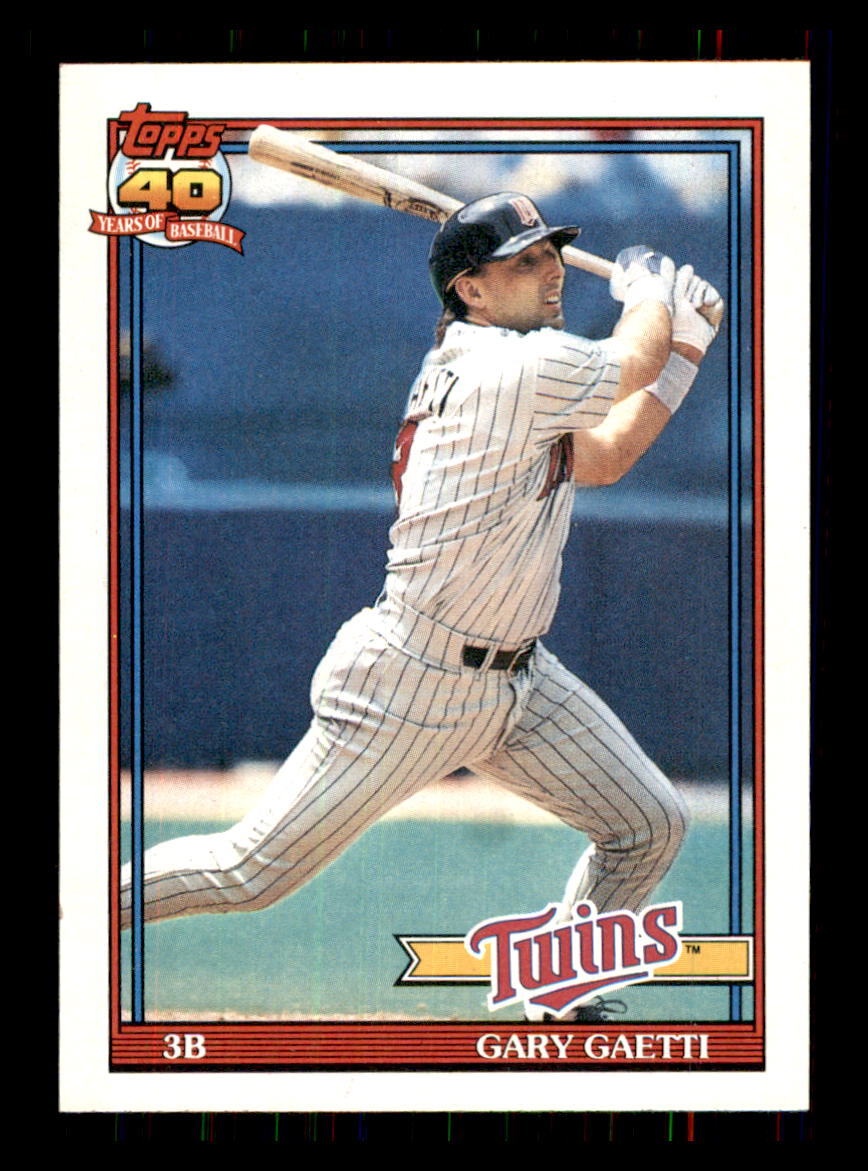 1991 Baseball Topps Gary Gaetti Minnesota Twins #430 | eBay