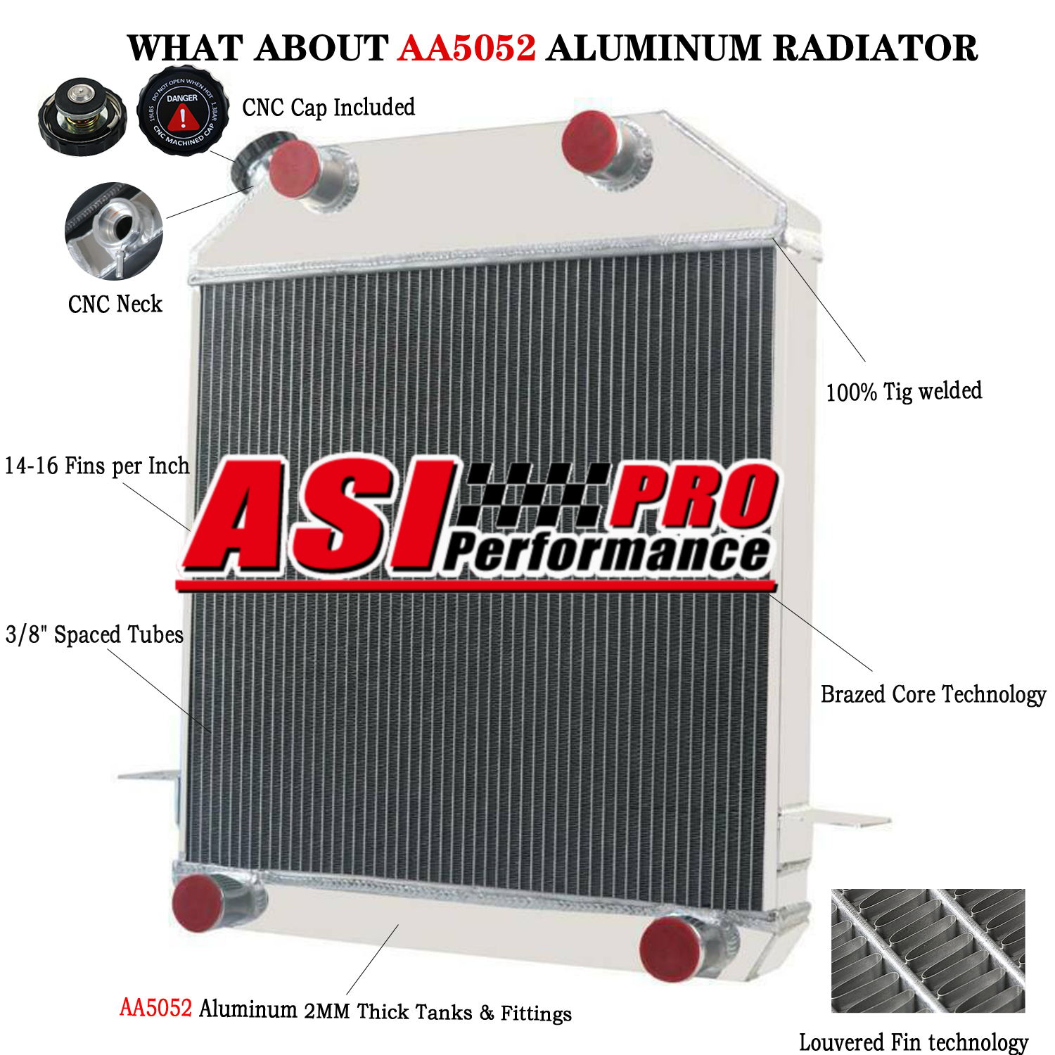 4 ROW ALUMINUM RADIATOR FOR 1939-1941 Ford / Mercury Flat Head V8のeBay ...