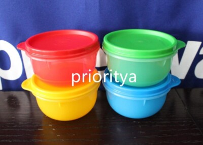 Tupperware Ideal Lit'l Little Bowl 8oz / 250mL Snack Cup Container Set ...