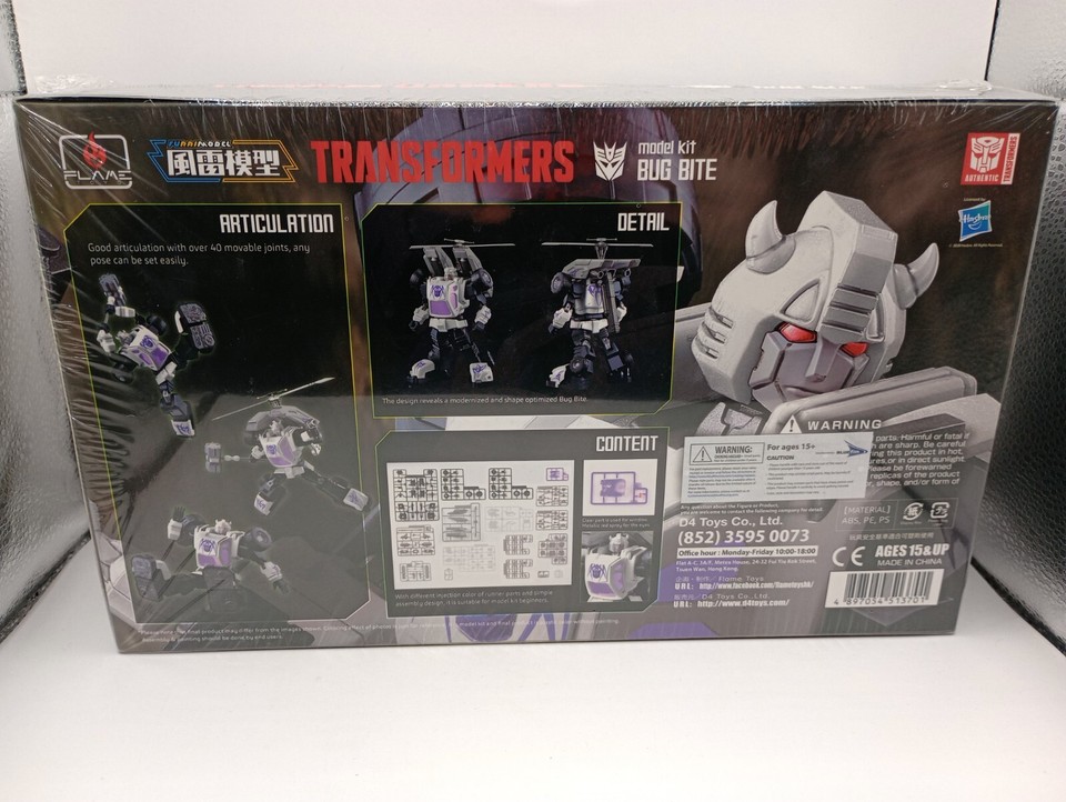 Bandai Flame Toys Furai Bug Bite Transformers Model Kit | eBay