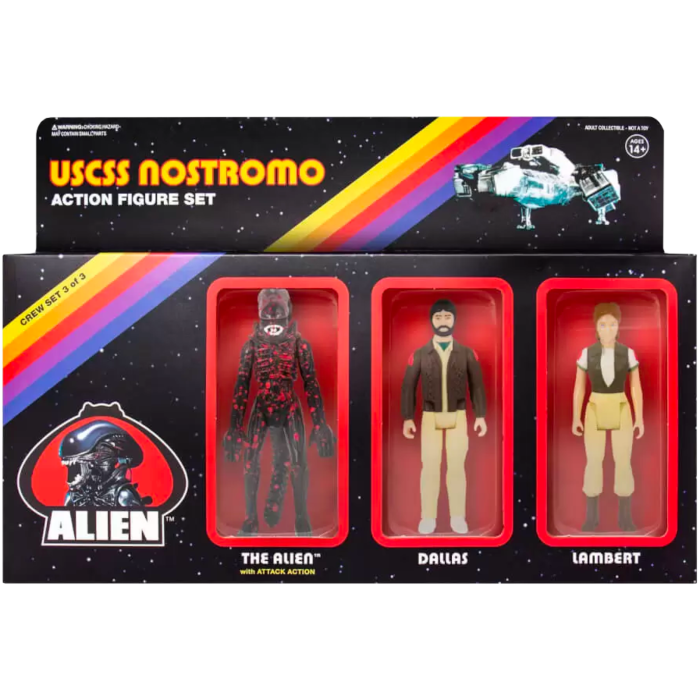 Aliens Nostromo Crew #3 The Alien Dallas & Lambert ReAction Action ...