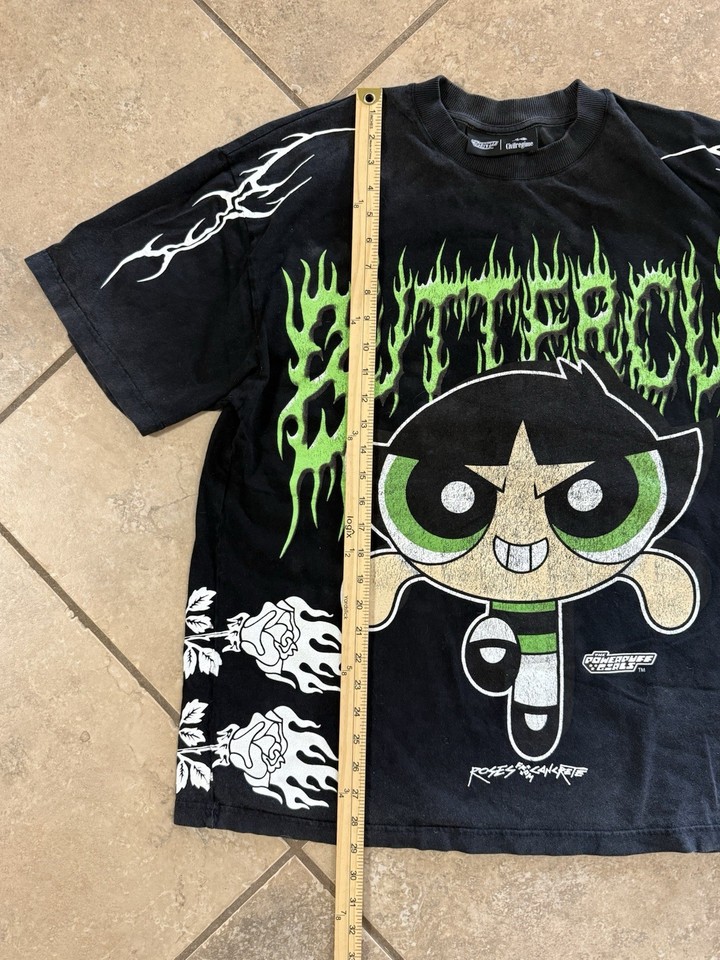 Civil Regime X Powerpuff Girls Buttercup Shirt Men’s Large Oversized | eBay