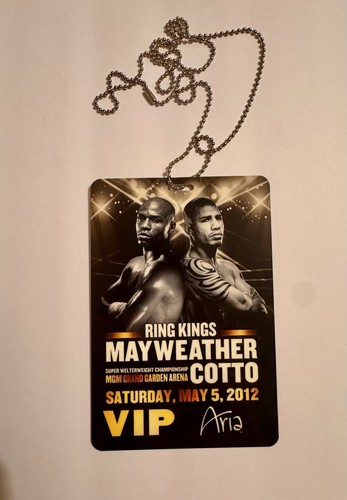 Boxing VIP Pass Floyd Mayweather vs Miguel Cotto & Canelo Alvarez (2012 ...