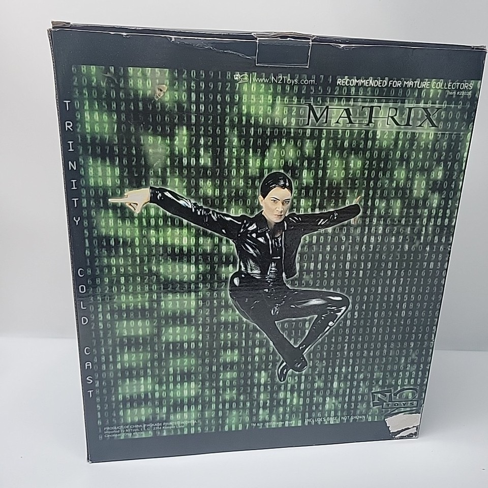 The Matrix Trinity Flying Kick Statue Large 13 1/4" Cold Cast NEO ...