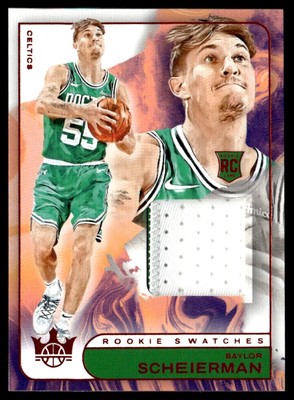 2024-25 Court Kings Rookie Swatches 2Clr Baylor Scheierman Rookie 26/49 ...