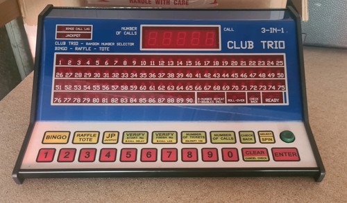 Bingo Number Generator 3 In 1 Tote/raffle - Club Trio | eBay UK