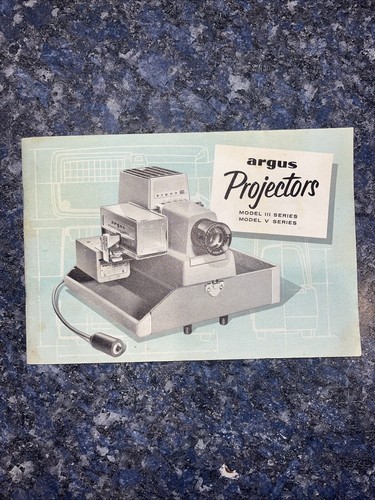 Argus Projectors Manual For 300 Slide Projector Model III And V Series ...
