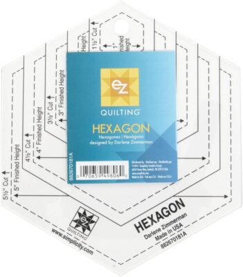 Hexagon Shapes Ruler by EZ Quilting #882670181A | eBay Australia