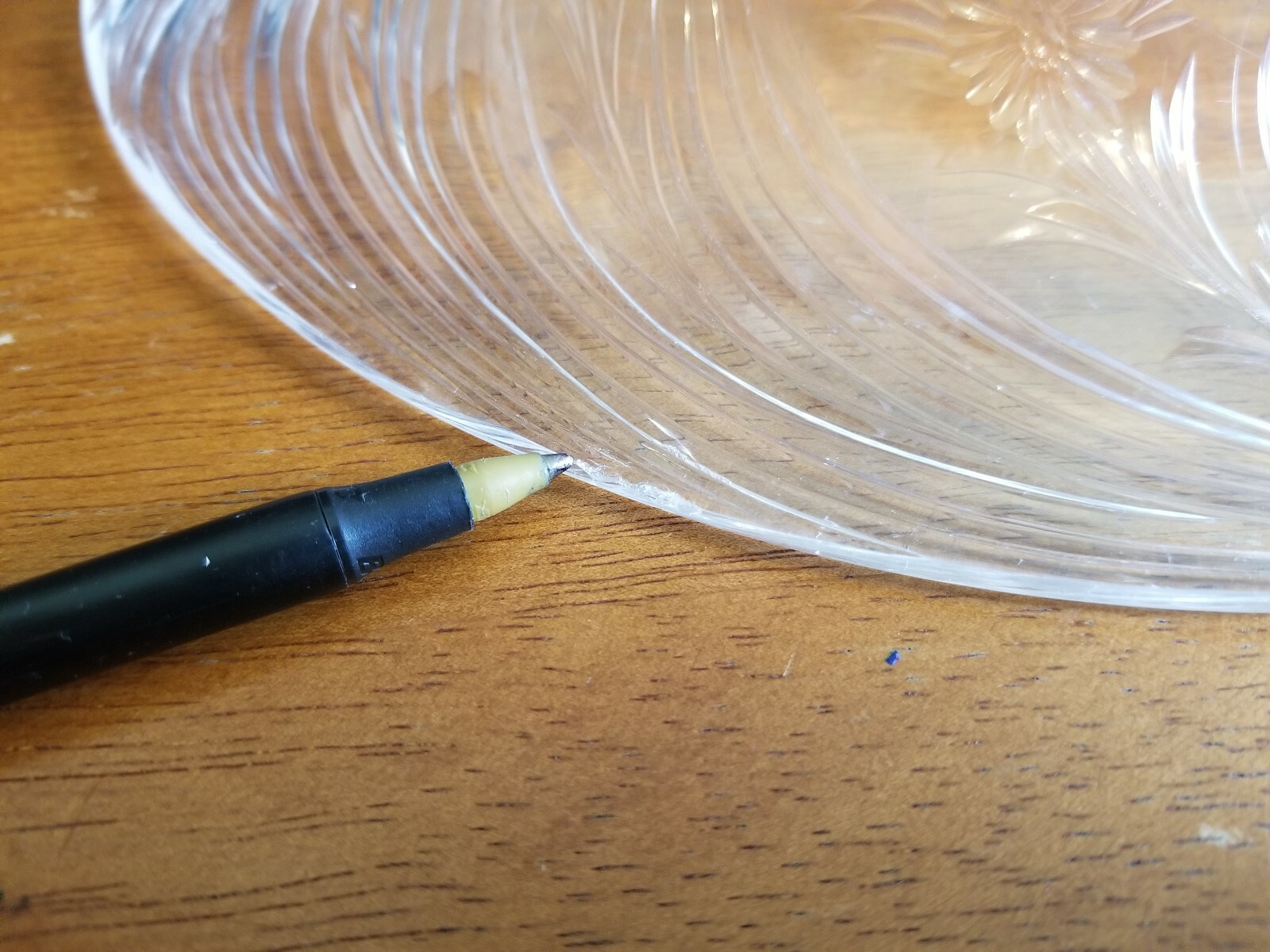 ANTIQUE ABP HAWKES INTAGLIO CUT GLASS CRYSTAL FOOTED BOWL COMPOTE 10 ...