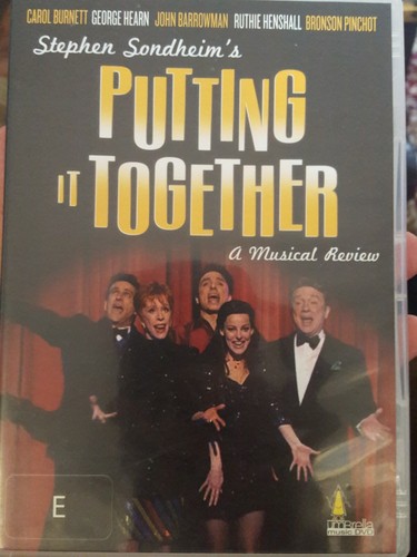 STEPHEN SONDHEIM'S PUTTING IT TOGETHER RARE DVD CAROL BURNETT A MUSICAL ...
