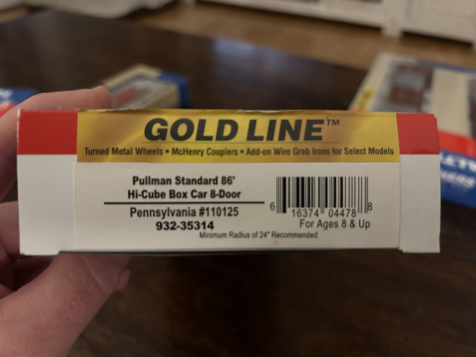 Walthers HO PRR Pennsylvania Pullman Std 86' Hi-Cube 4-Door Box Car ...