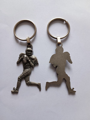 Porte-clés métal Joueur Football Américain Etats-Unis Keychain vintage ...