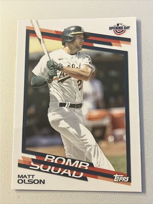 2022 Topps Opening Day #BS-24 Matt Olson Bomb Squad C9 | eBay