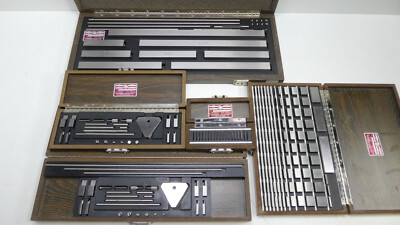 5 Box! GIGANT Lot of STARRETT Square Gage Block ,Accessorys Sets METRIC ...