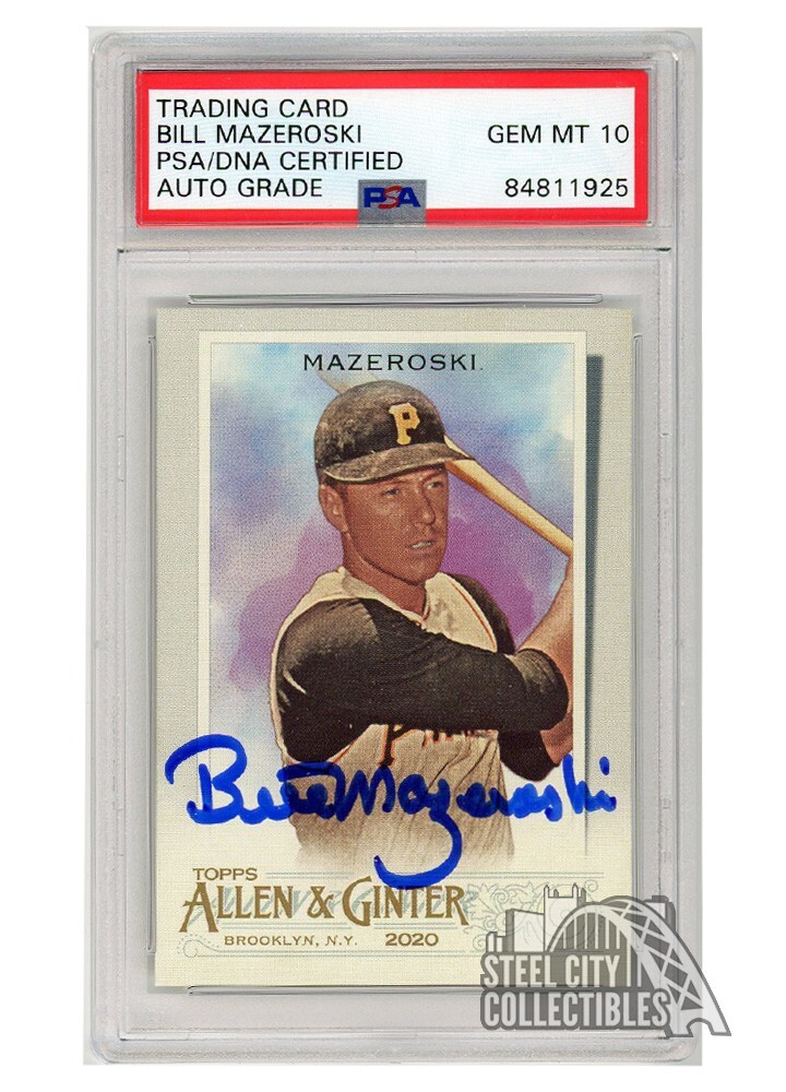 Bill Mazeroski 2020 Topps Allen & Ginter Autograph Card #305 PSA/DNA 10 ...