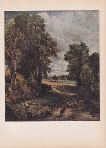1939 Vintage "THE CORNFIELD" by JOHN CONSTABLE LOVELY Color Art Plate ...