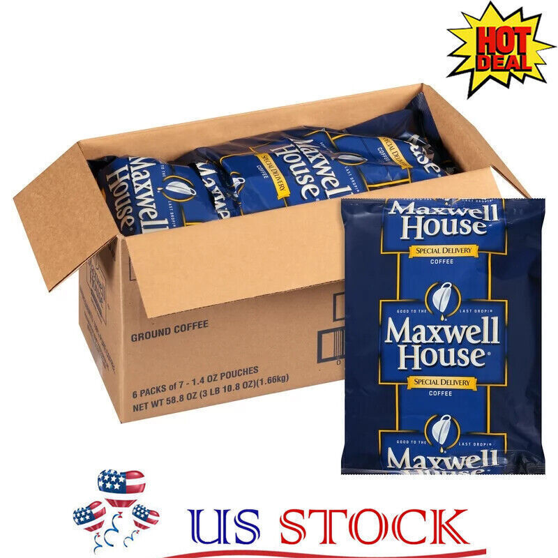 Ground Coffee Filter Packs 1.4 Oz Packets 42 Per Case Breakfast ...