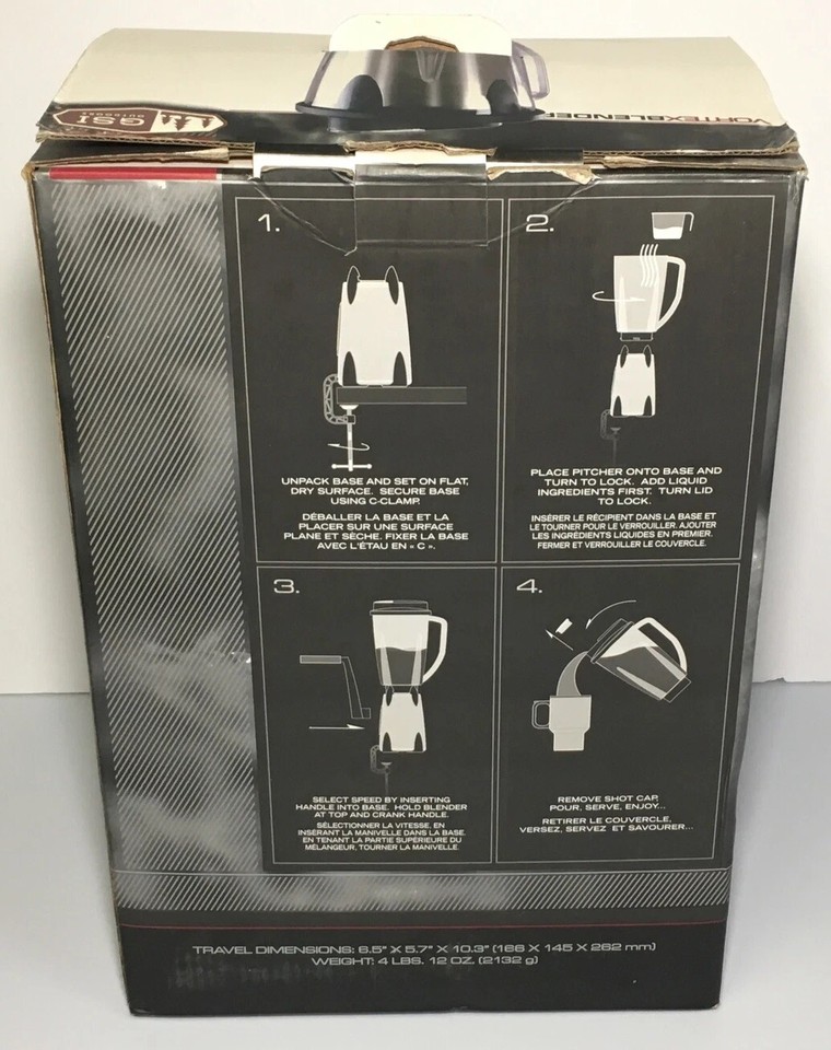 Vortex Hand Crank Blender GSI Outdoors Camping Off Grid Food Machine | eBay