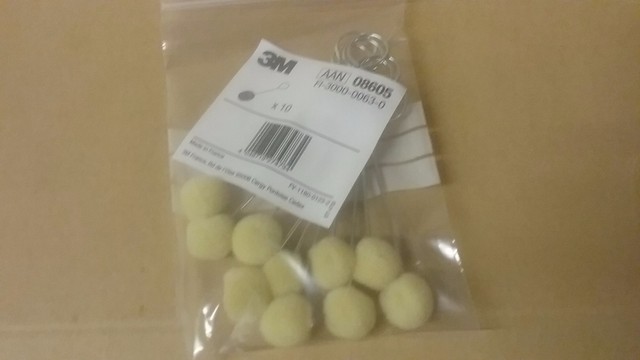 3M Windscreen Primer Applicator Buds Pack (10) Part No. 08605 Felt Swab ...