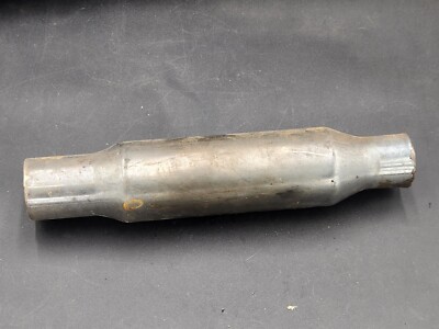 OLD SHORTY MUFFLER WITH BAFFLE, OLD MOTORCYCLE PARTS CHOPPER BOBBER | eBay