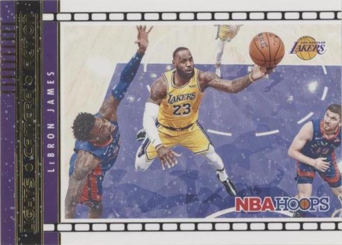 2021-22 Panini NBA Hoops - Lights Camera Action LeBron James #28 Winter ...