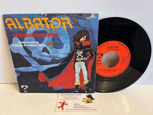 45T BO Albator 78 SP Vinyle J-P Savelli CD Charden Barbelivien Talar ...