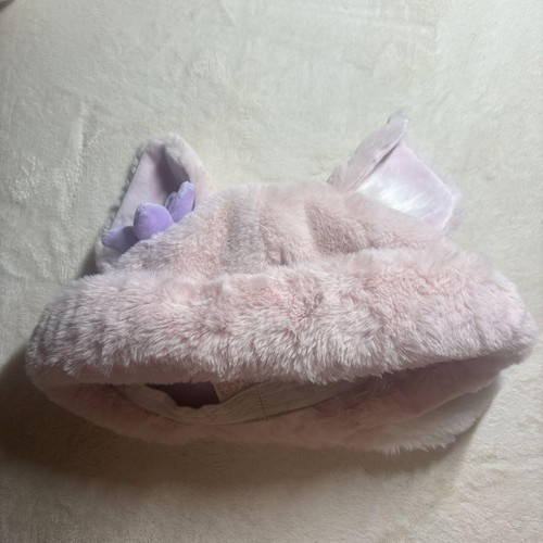 m19S Disney Duffy & Friends Pink Furry Cat Ear Cap with Flower ...