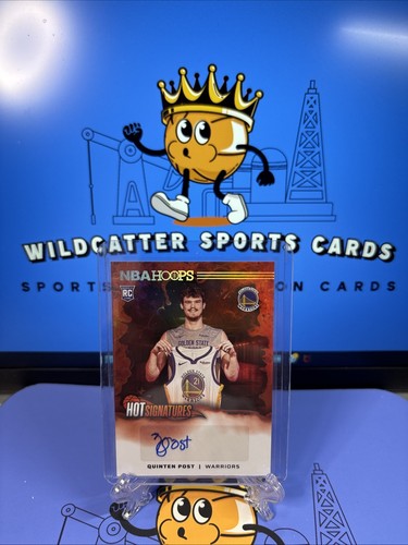 Quinten Post 2024-25 Panini NBA Hoops Hot Signatures RC HSR-PST ...