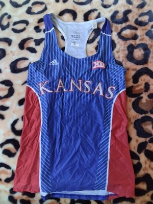 Mens Kansas Jay Hawks Running Track And Field Jersey Top Small Big 12 ...