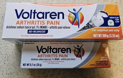 Arthritis Pain Relief Topical Gel Anti Inflam Twin Pack 3.53Oz & .7oz ...
