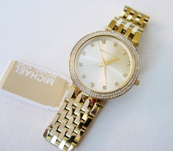 NEW Authentic Michael Kors Gold Stainless Steel Rhinestone NEW Authentic Michael Kors Gold Stainless Steel Rhinestone